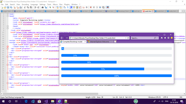 How To Create Progress Bar In Bootstrap